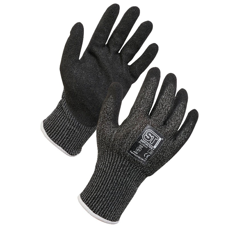 Supertouch Deflector F Grip Gloves BLK - SafetyGloves.co.uk