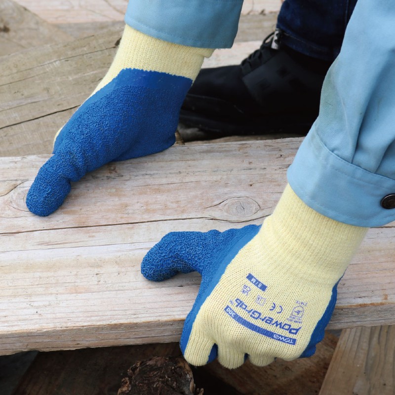Towa PowerGrab 300 Crinkle Grip Gloves - SafetyGloves.co.uk