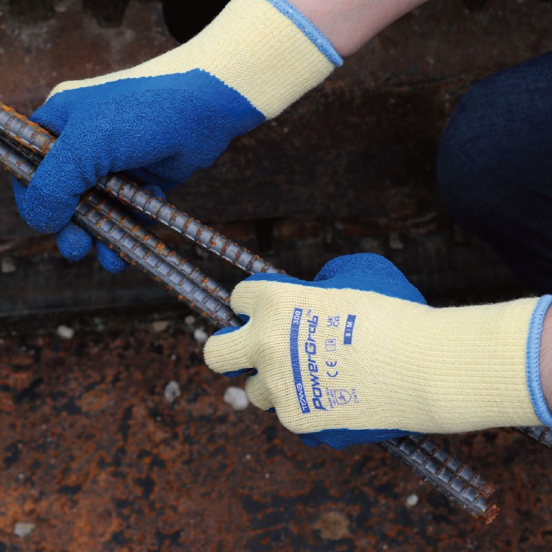 Towa PowerGrab 300 Crinkle Grip Gloves - SafetyGloves.co.uk