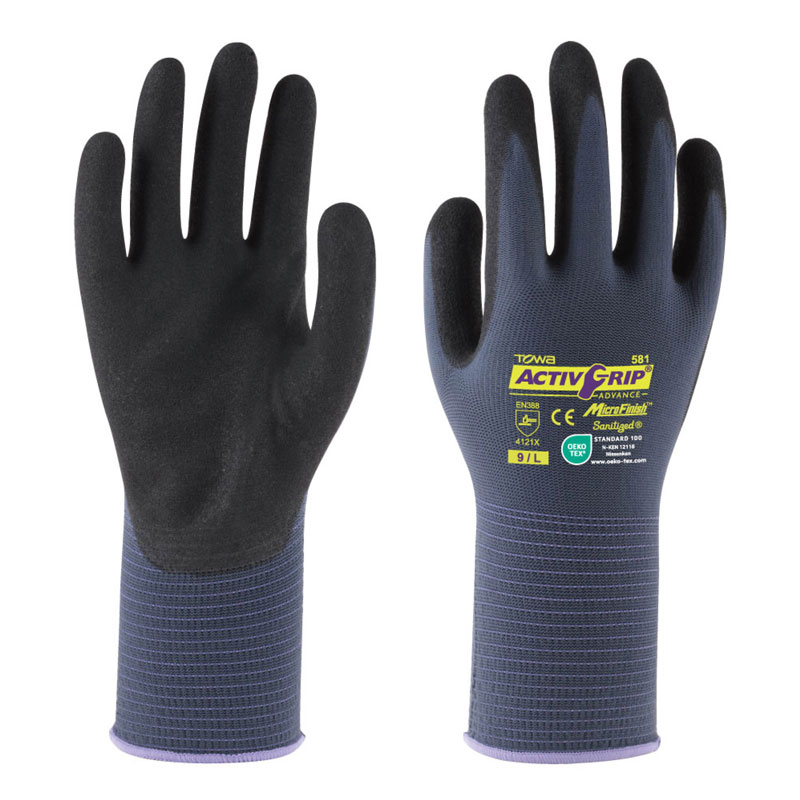 Towa ActivGrip Advance 581 Grip Gloves - SafetyGloves.co.uk