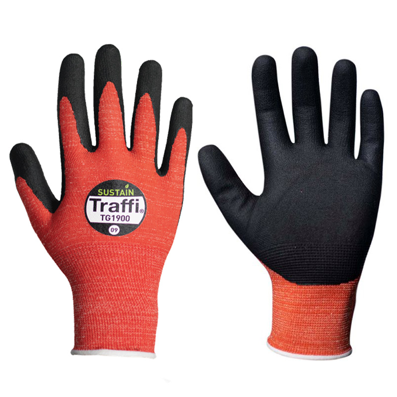 Traffi TG1900 Sustainable Level A Gloves - SafetyGloves.co.uk