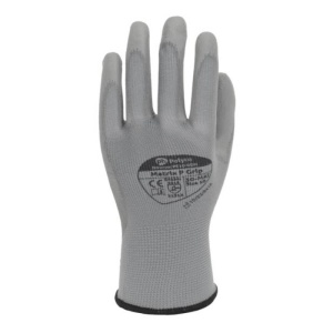 Polyco Matrix P Grip Black Safety Gloves - SafetyGloves.co.uk