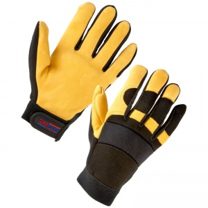 Supertouch Leather Mechanic Gloves 2434 - SafetyGloves.co.uk