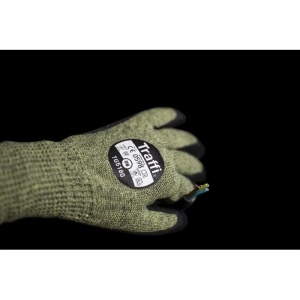 TraffiGlove Green Gloves - SafetyGloves.co.uk